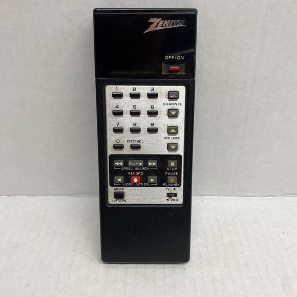 Zenith | Other | Vintage Zenith 242892 Tvvcr Remote Control Untested ...